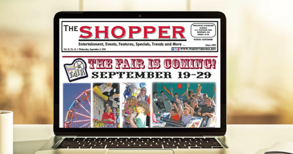 September 4 E-Edition of The Shopper now online – Winters Media
